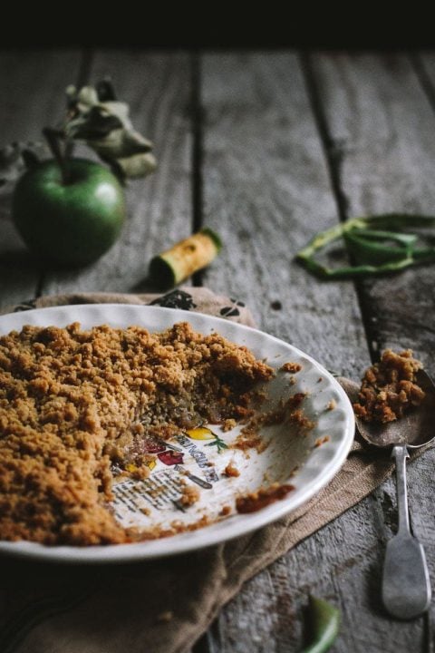 Old Fashioned Apple Crumble - Cook Republic