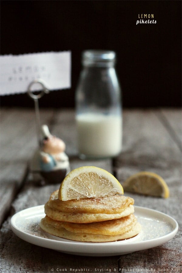Lemon Pikelets - Cook Republic