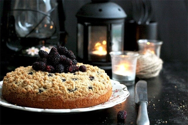 Mulberry Crumble Cake - Cook Republic