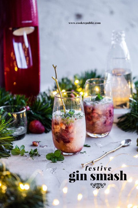 Festive Gin Smash - Cook Republic