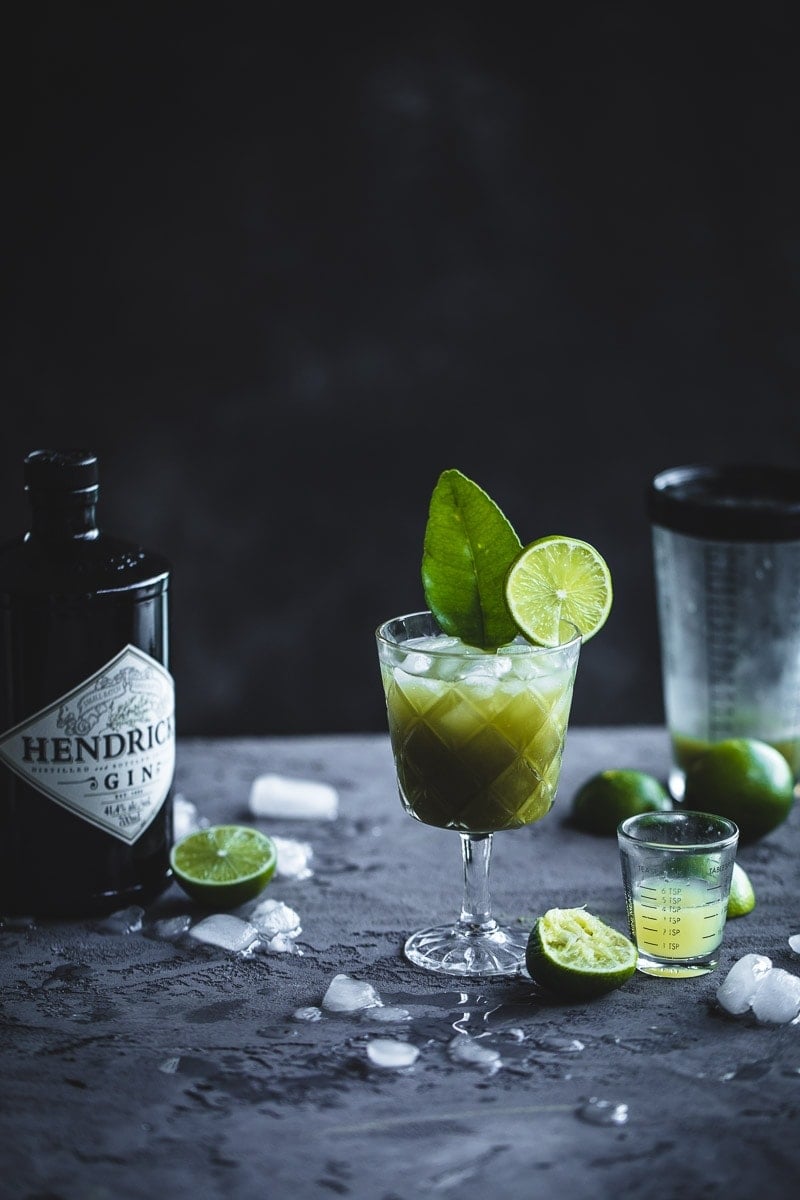 Kaffir Lime And Matcha Gimlet - Cook Republic