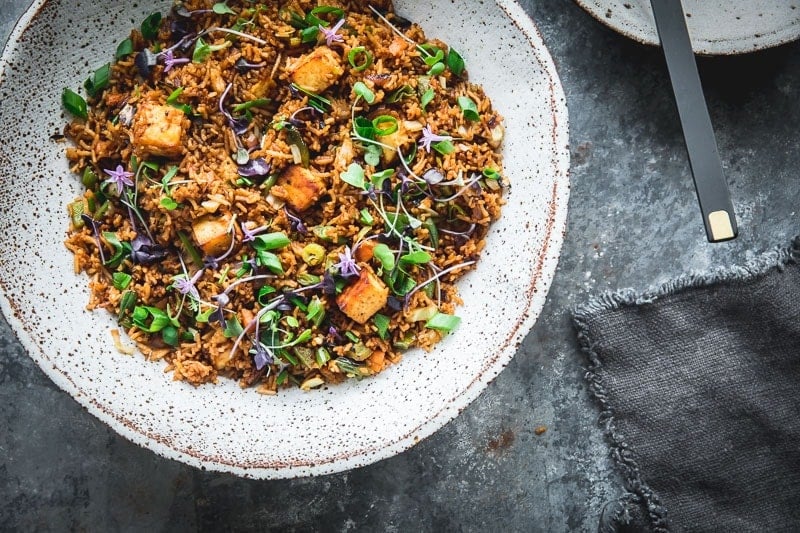 Indian Style Paneer Fried Rice - Cook Republic