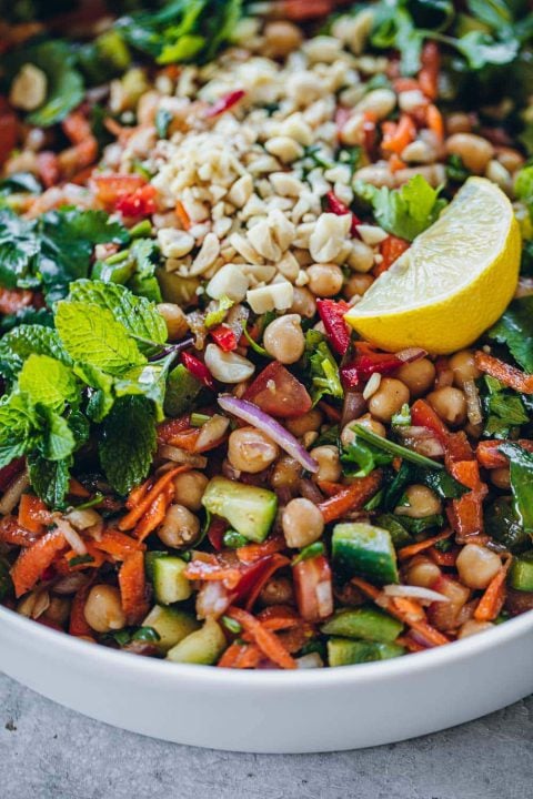 Chickpea Chaat Salad - Cook Republic