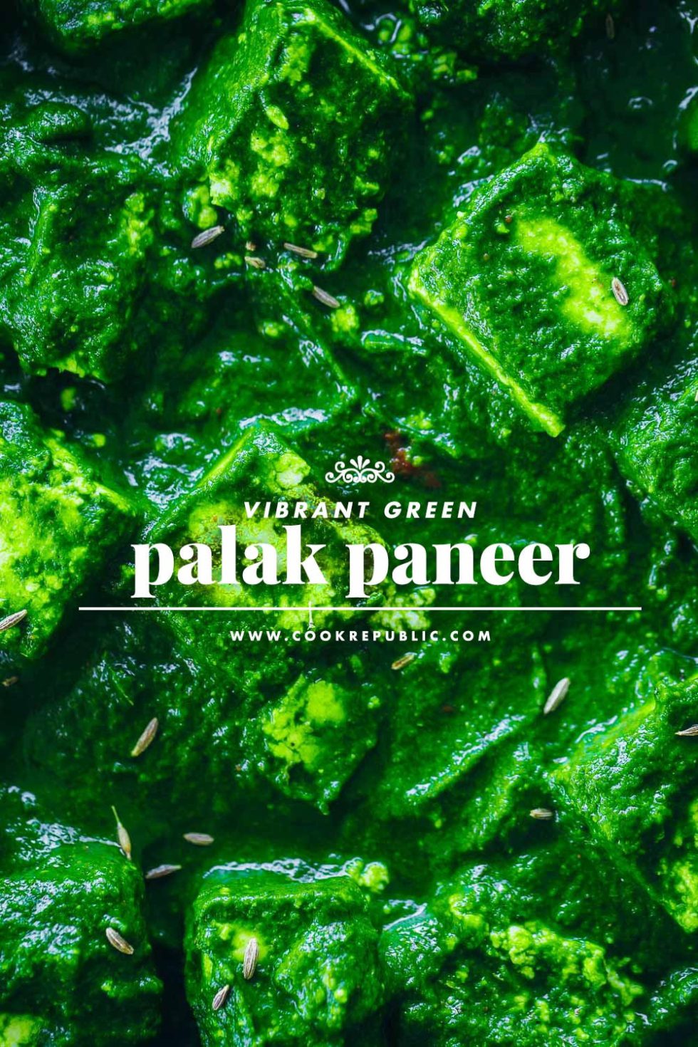 Vibrant Green Palak Paneer - Cook Republic