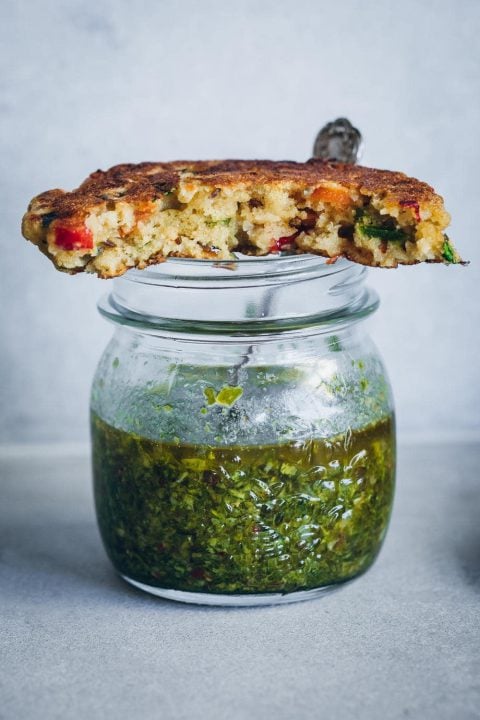 Crispy Semolina Veggie Pancakes - Cook Republic