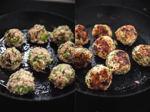 Healthier Chicken Meatballs In Marinara Sauce - Cook Republic